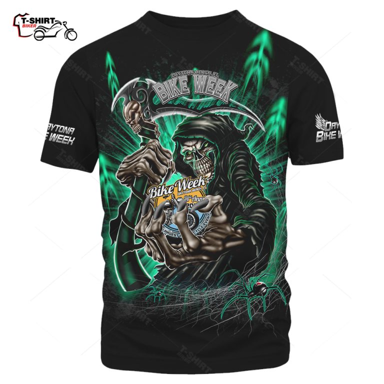 2022 Ohio Bike Week Grim Reaper Biker T-Shirt - TShirt Biker