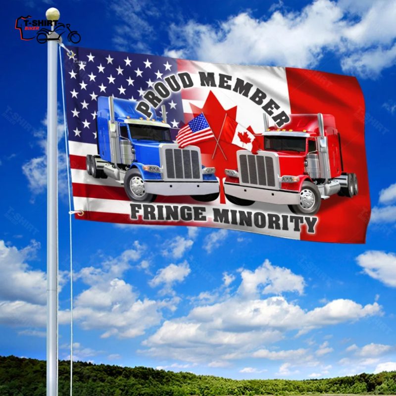 Freedom Convoy 2022 Proud Member Fringe Minority Grommet Flag - TShirt ...