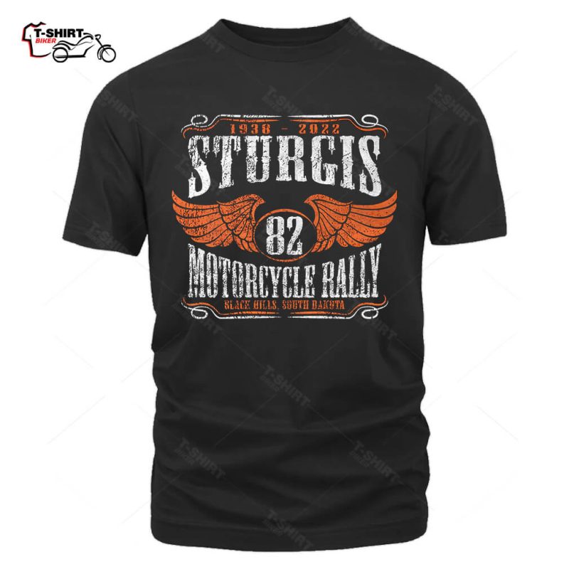 2022 Sturgis Motorcycle Rally-82nd Vintage T-Shirt - TShirt Biker