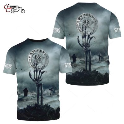 2022 Sturgis Motorcycle Rally Skeleton Zombie Hand Rising Out Of A ...